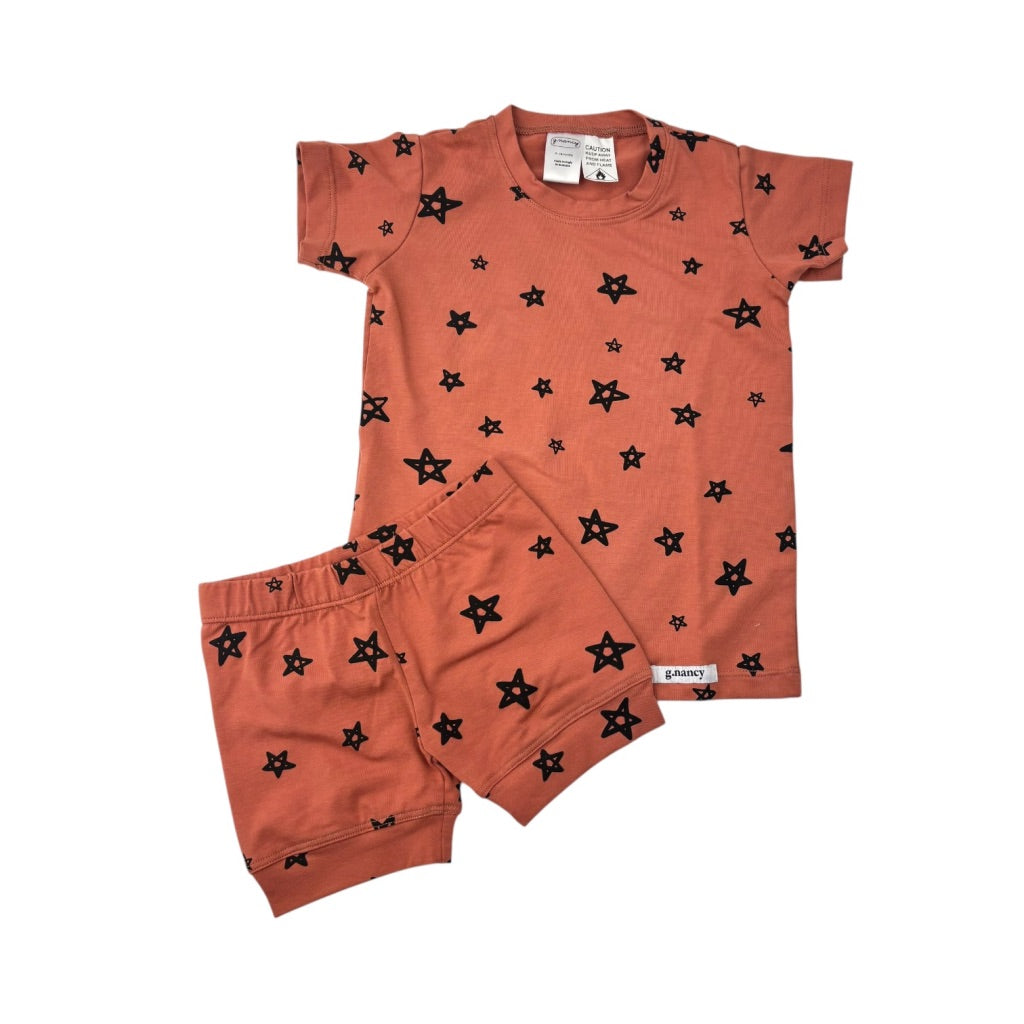 G Nancy Star Print Pyjamas, Size 9-18 months – To The Moon Kids